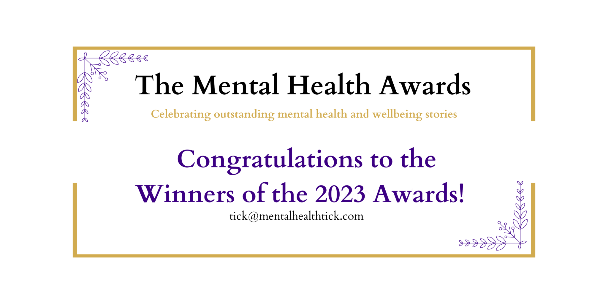 The Mental Health Awards – Celebrating outstanding mental health and ...